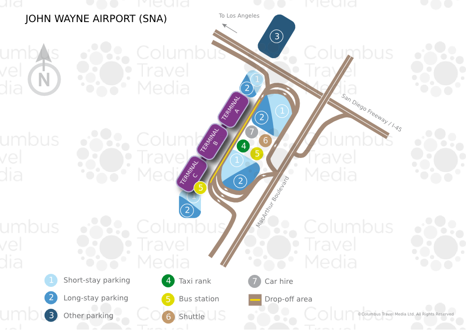 John Wayne Airport Terminal A Map at Corazon Stafford blog